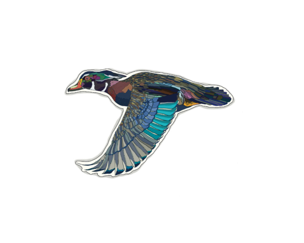 Wood Duck Sticker – TroutMountainWorks